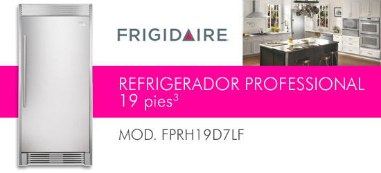 REFRIGERADOR FRIGIDAIRE PROFESSIONAL 19 PIES CÚBICOS MOD. FPRH19D7LF