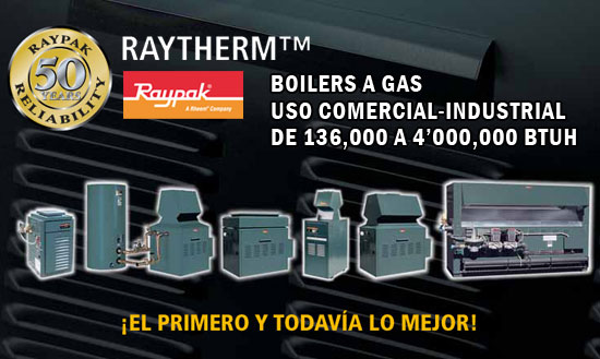 FAMILIA DE CALENTADORES DE AGUA A GAS USO COMERCIAL-INDUSTRIAL DE 136,000 A 4'000,000 BTUH MARCA ...